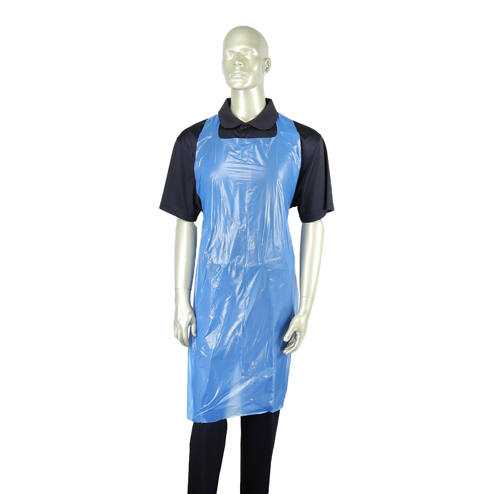 Disposable Blue PE Aprons, 32″x48″: Waterproof, Protective Wear - Damao
