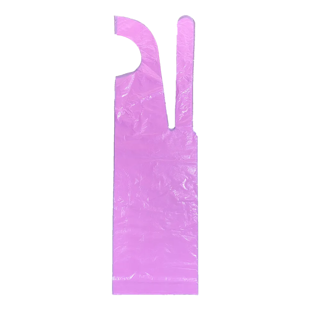 Disposable PE/Poly Apron - Pink, 100pcs, 70*120cm